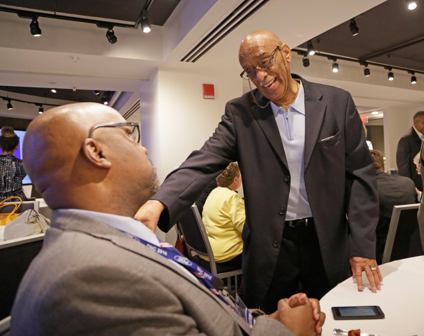 In Philadelphia, two old warriors talk about how to play the political ...