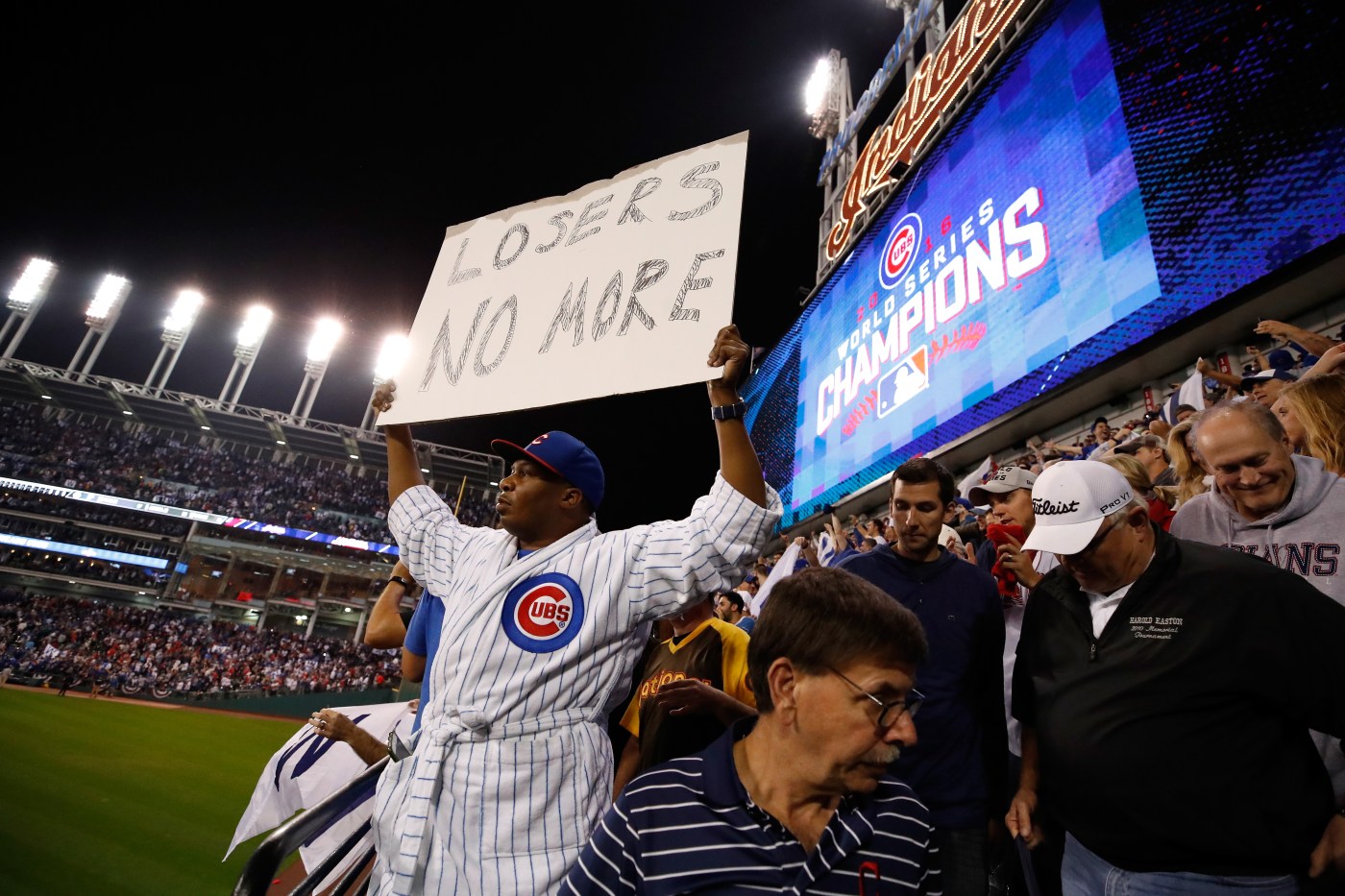 Lovable losers no more: The Cubs end 108-year drought by beating ...