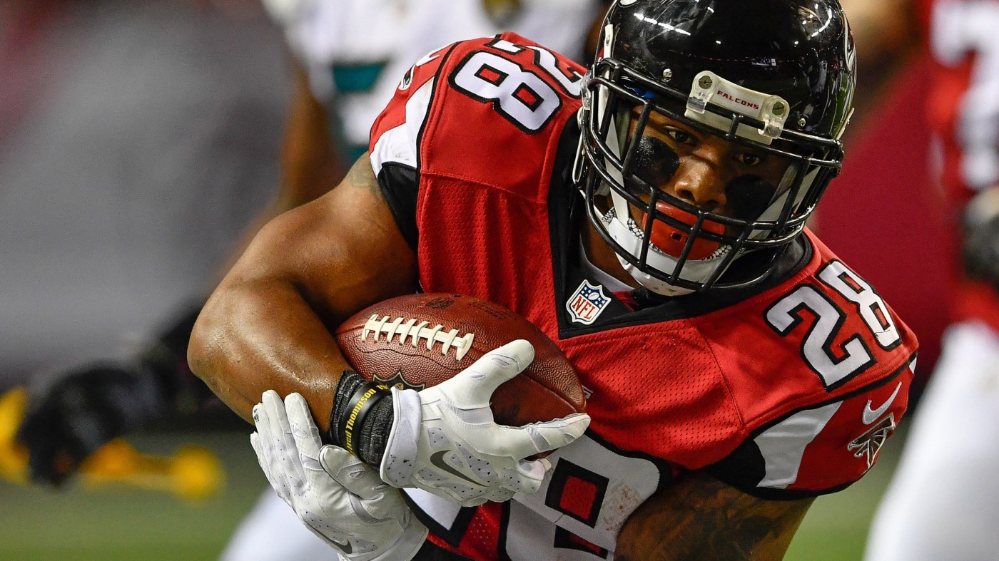 Falcons’ Terron Ward is looking for a Super Bowl ring to match his ...