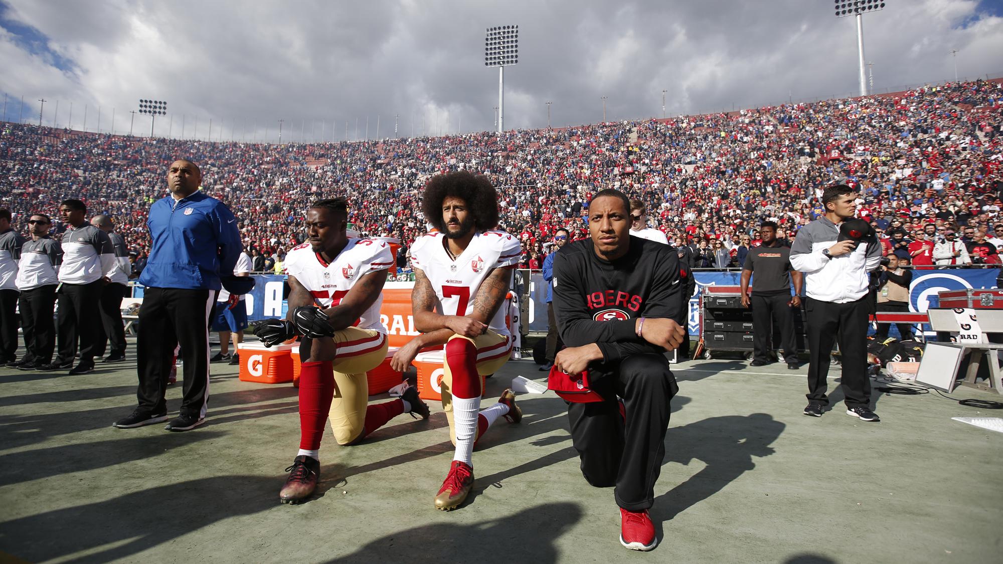 How Colin Kaepernick became a cause for activists, civil rights groups ...