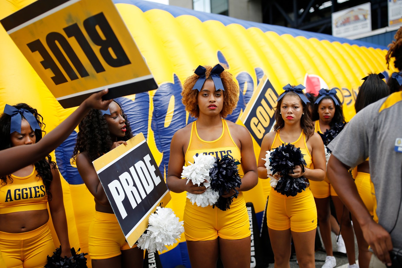 Practice, pain, pure energy: North Carolina A&T cheerleaders are the ...