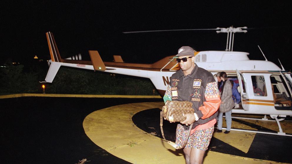 The hair, the jewelry, the gear — and the swag he rocked it with: Deion ...