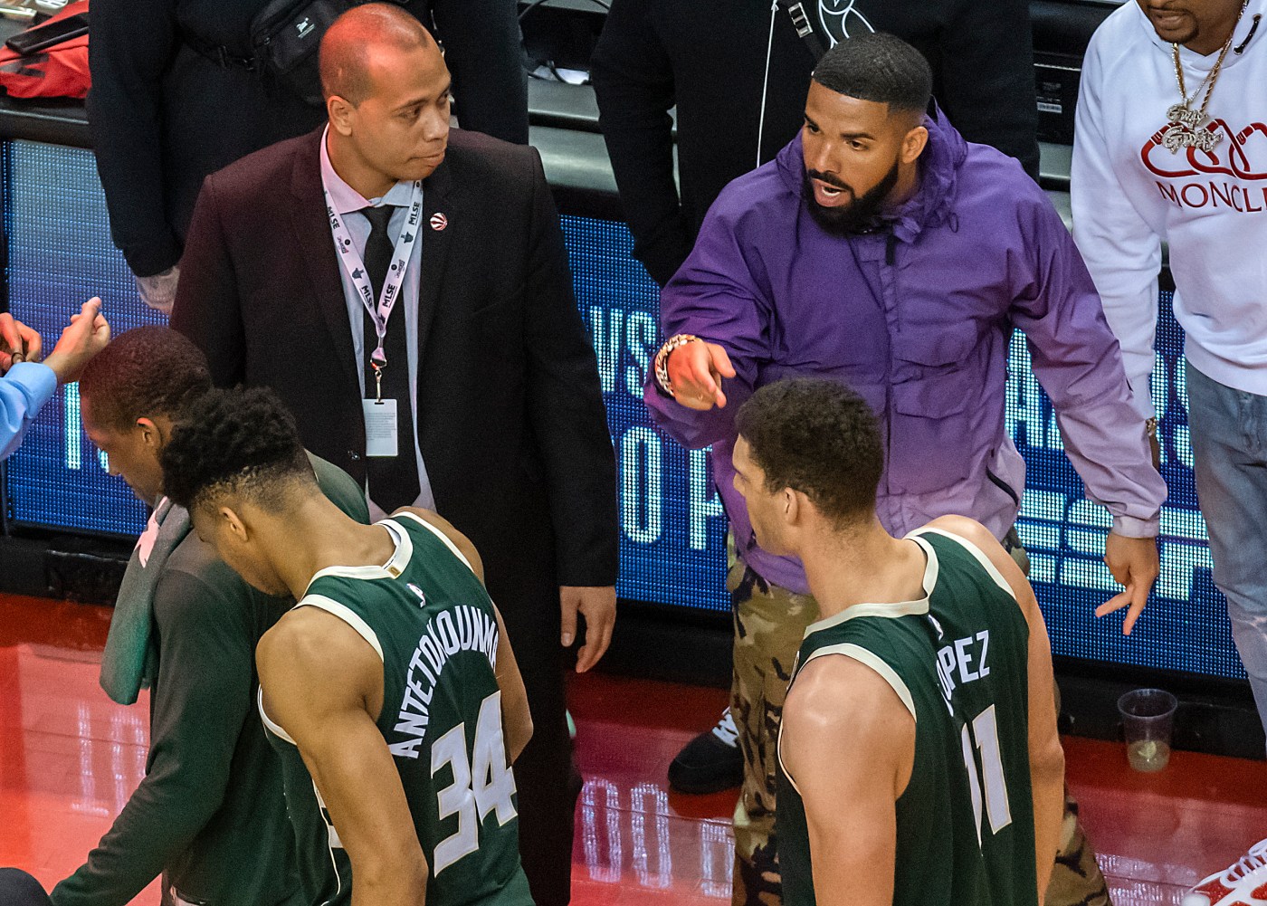 Raptors superfan Drake is the NBA’s biggest celebrity playoff ...