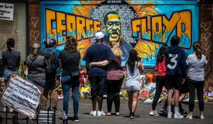 Street art of George Floyd reflects our pain, suffering and the ...