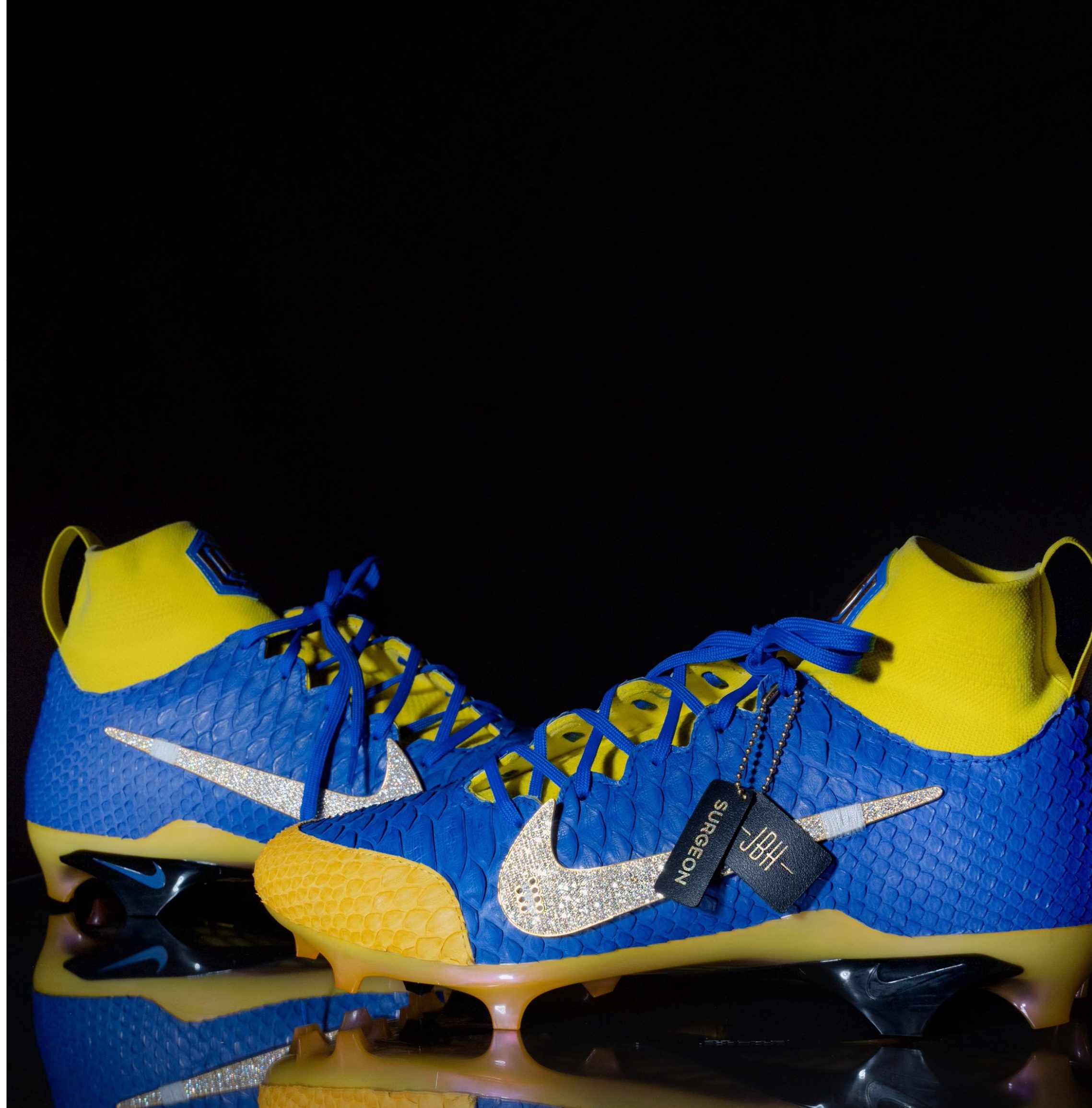 The story behind Odell Beckham Jr.’s $200,000 diamond cleats for Super ...