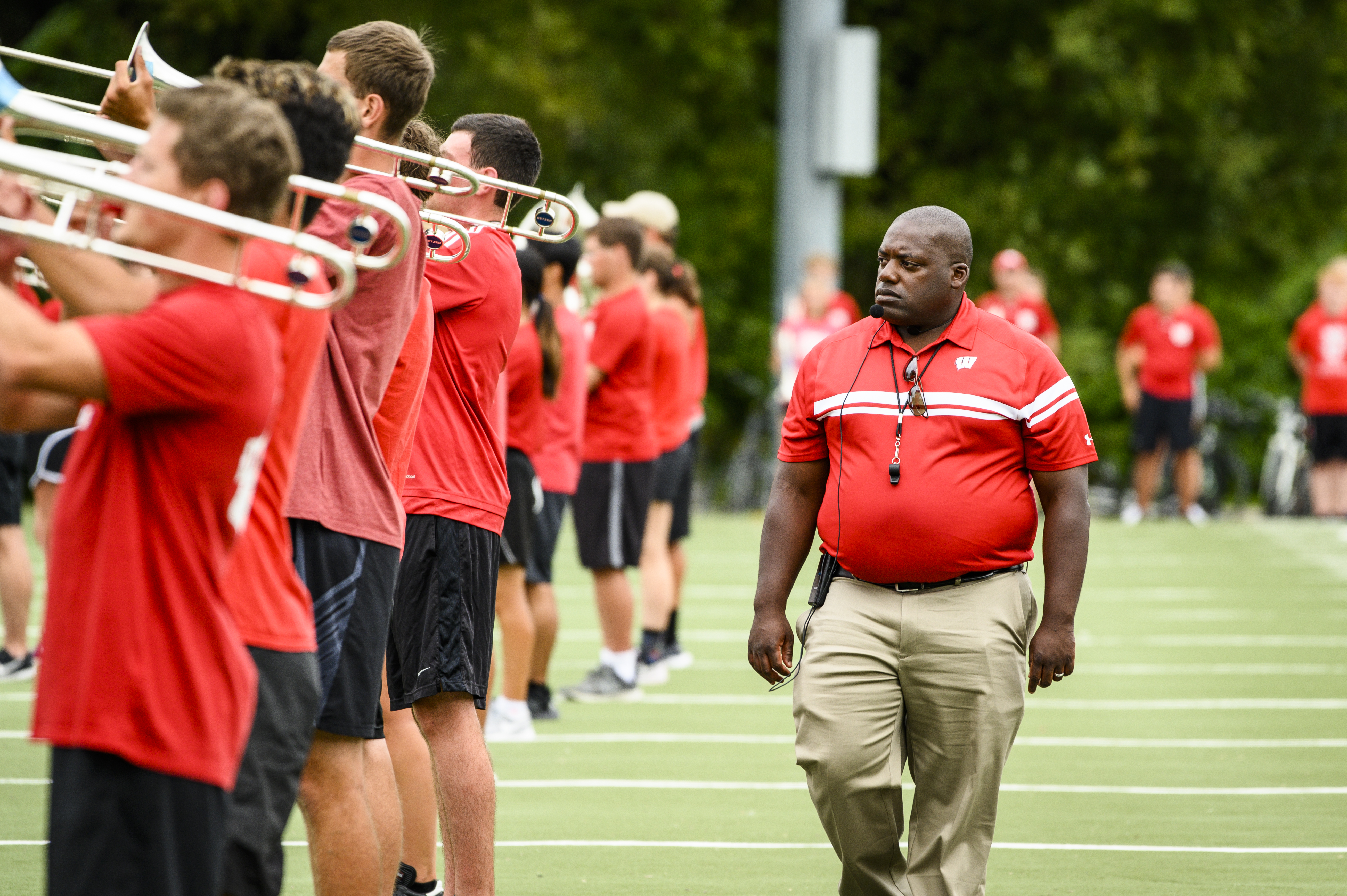 Wisconsin's Corey Pompey is the rare Black band director at a Power 5 ...