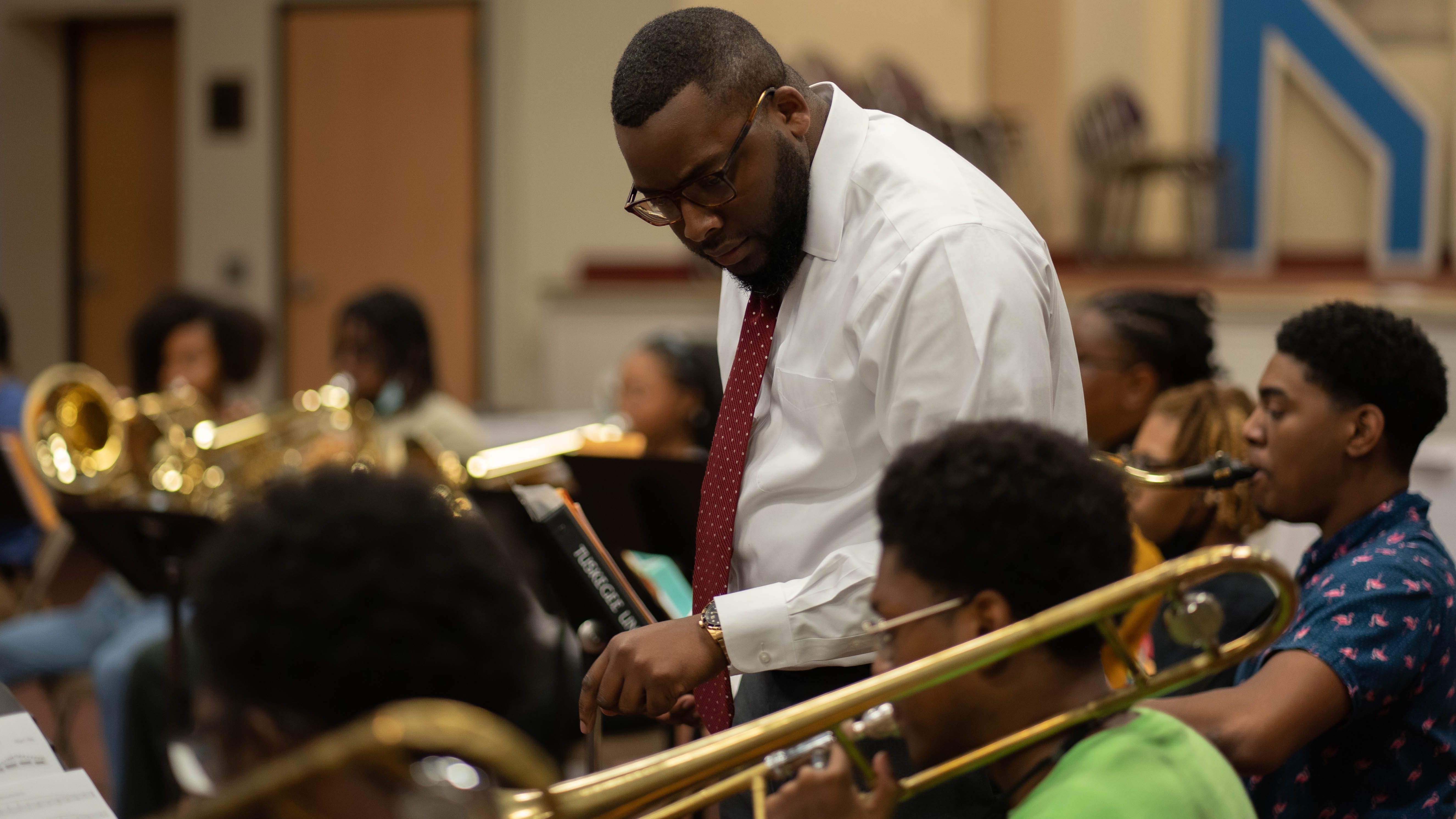 New band director ushers in a new era for Tuskegee's Marching Crimson ...