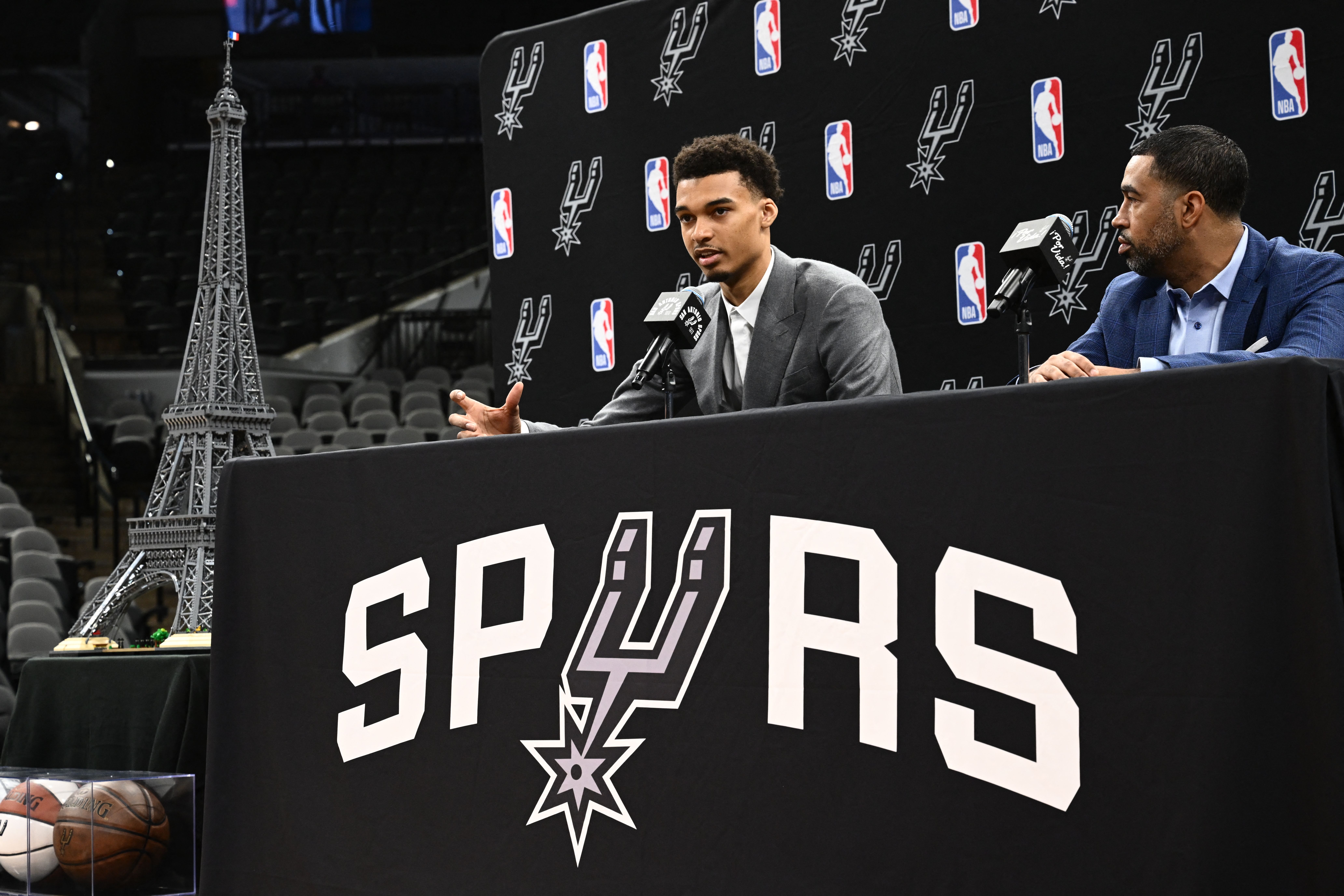 Victor Wembanyama's agent, Bouna Ndiaye, is helping the No. 1 pick be ...