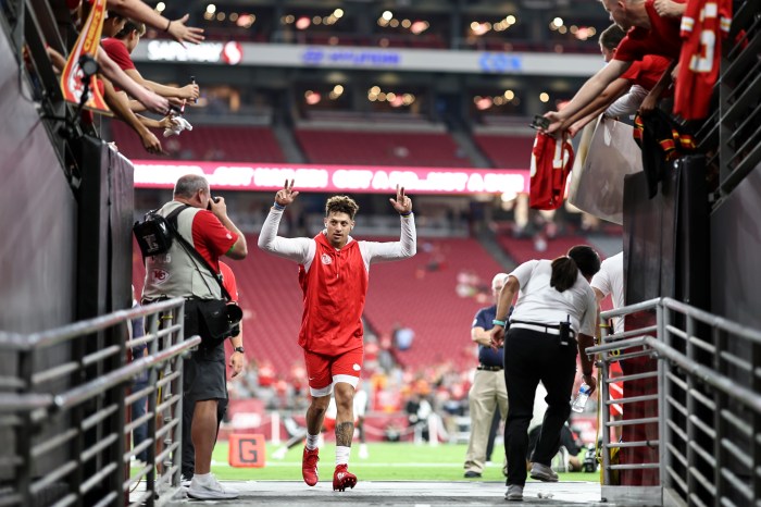 Kansas City Chiefs quarterback Patrick Mahomes is at the height of his ...