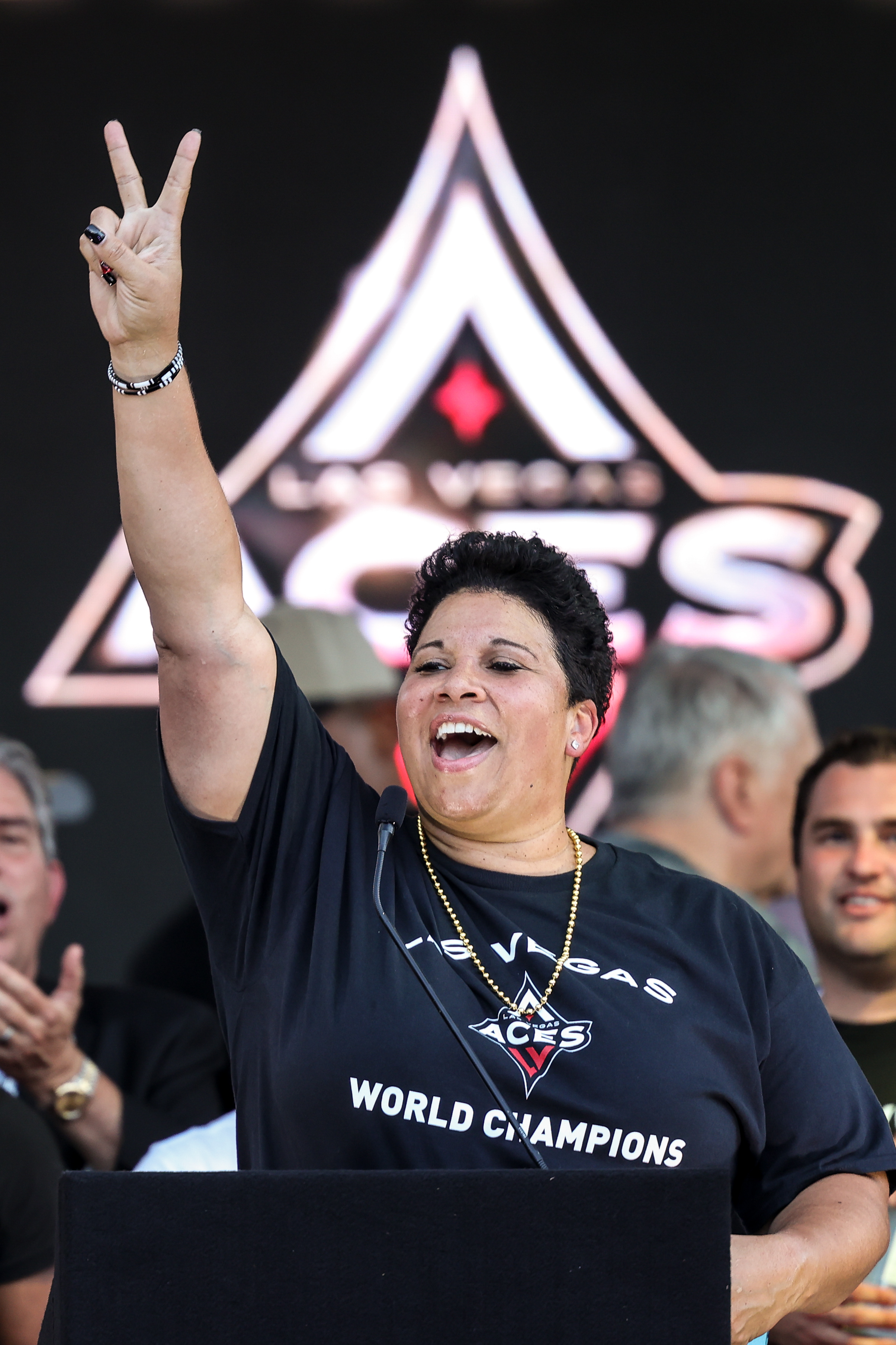 Las Vegas Aces general manager Natalie Williams stands on the brink of ...