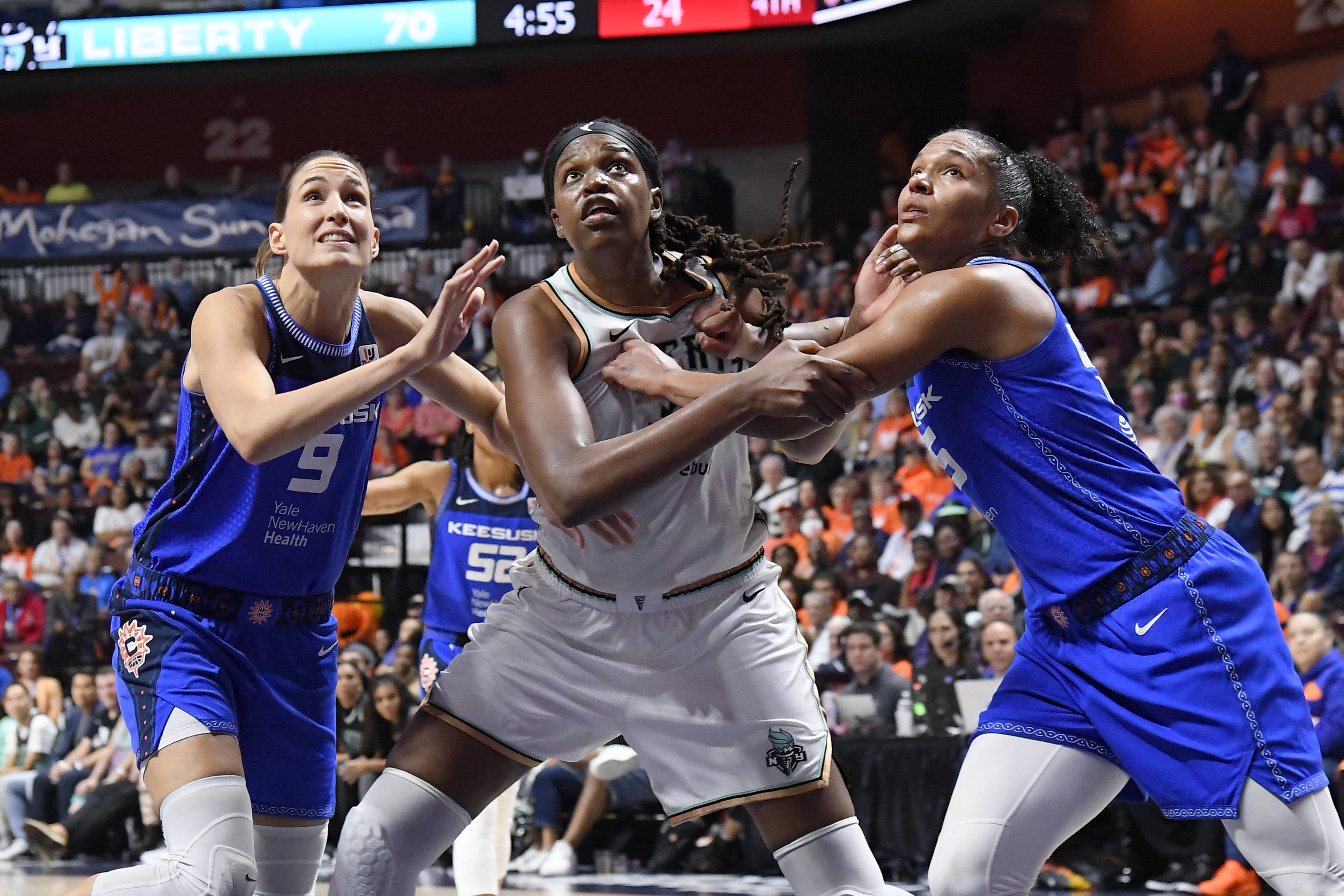 New York Liberty forward Jonquel Jones represents the Bahamas in the ...