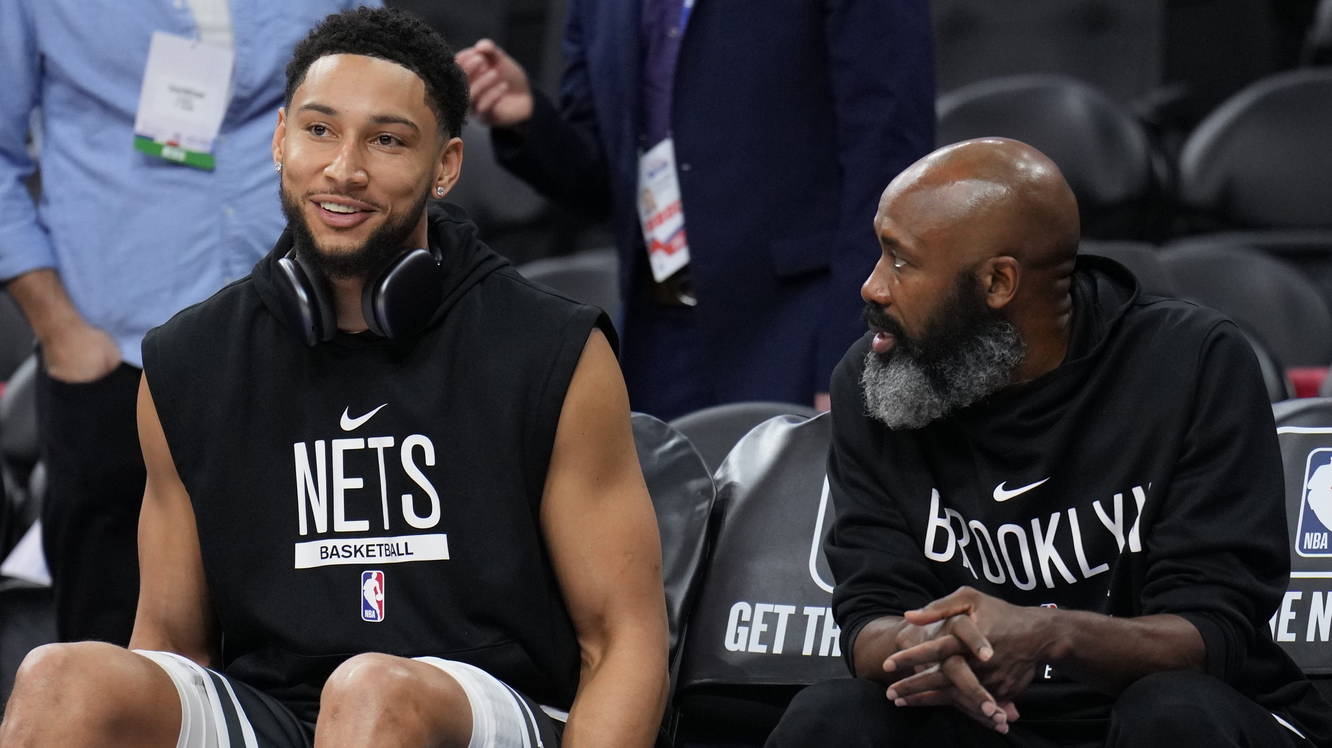 Brooklyn Nets guard Ben Simmons, coach Jacque Vaughn reestablishing ...