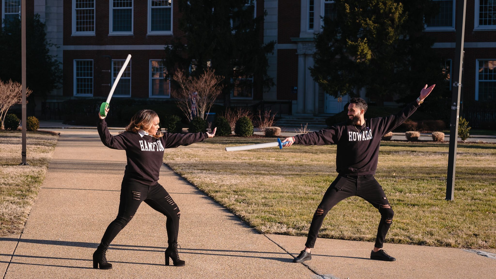 A house divided: These couples rep rival Black colleges, and it’s all ...