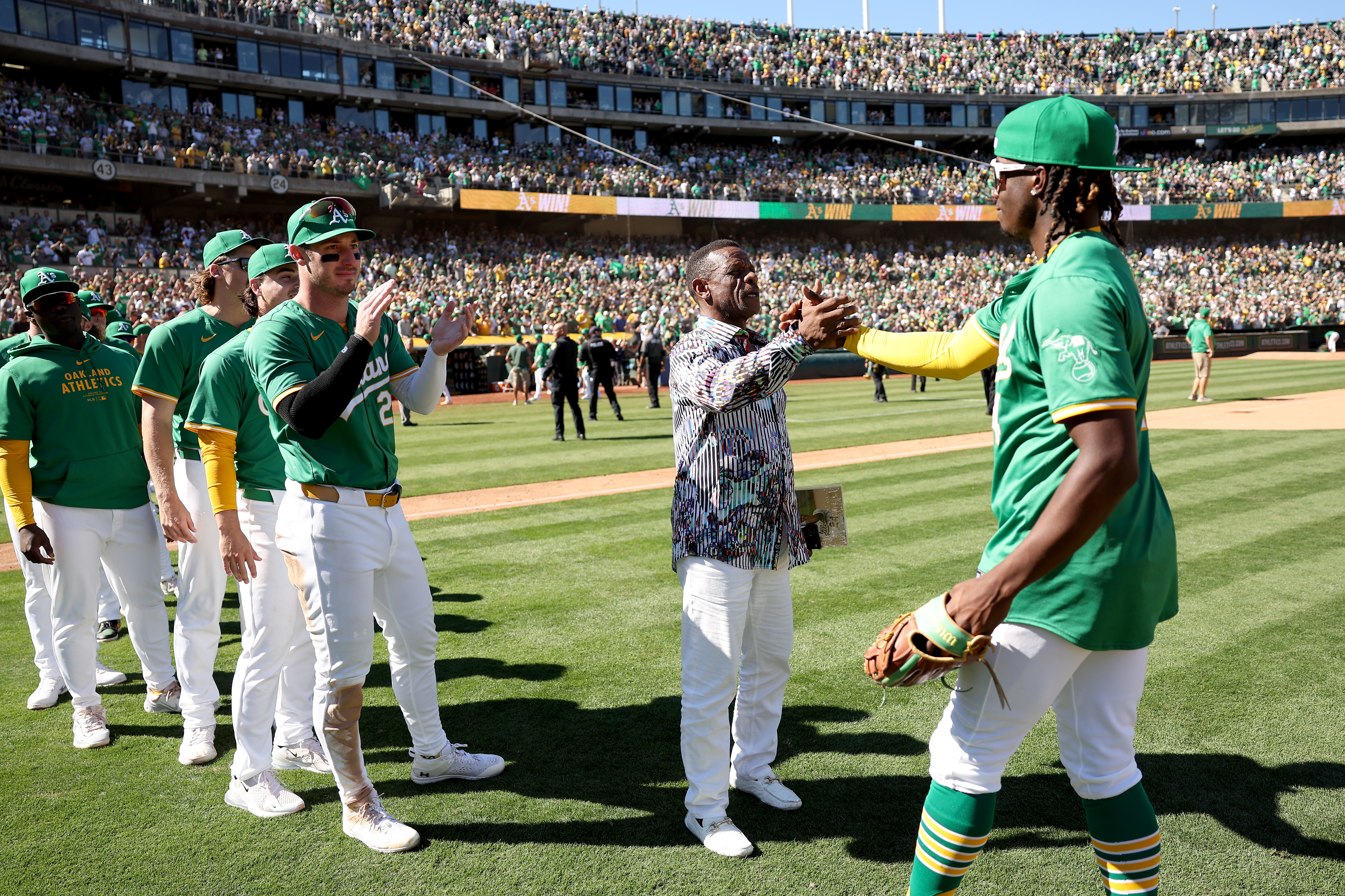 The Oakland A's, Lawrence Butler and another personality taken from the ...