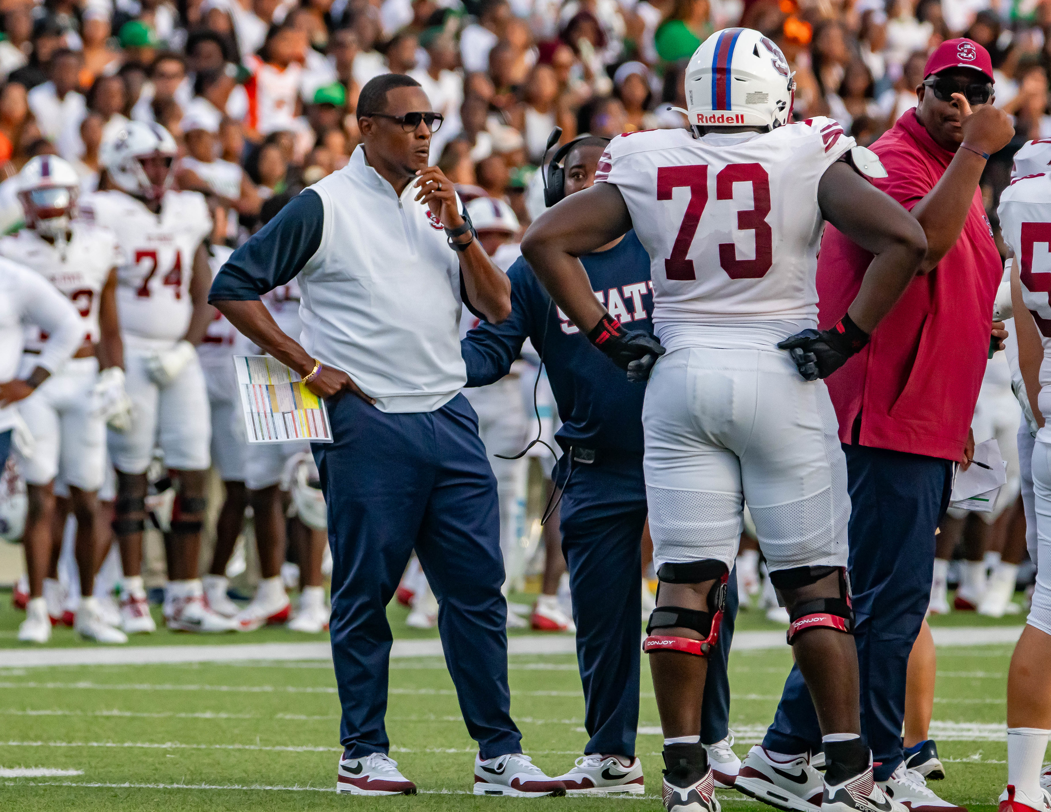 South Carolina State quarterback's reunion with former coach yields ...