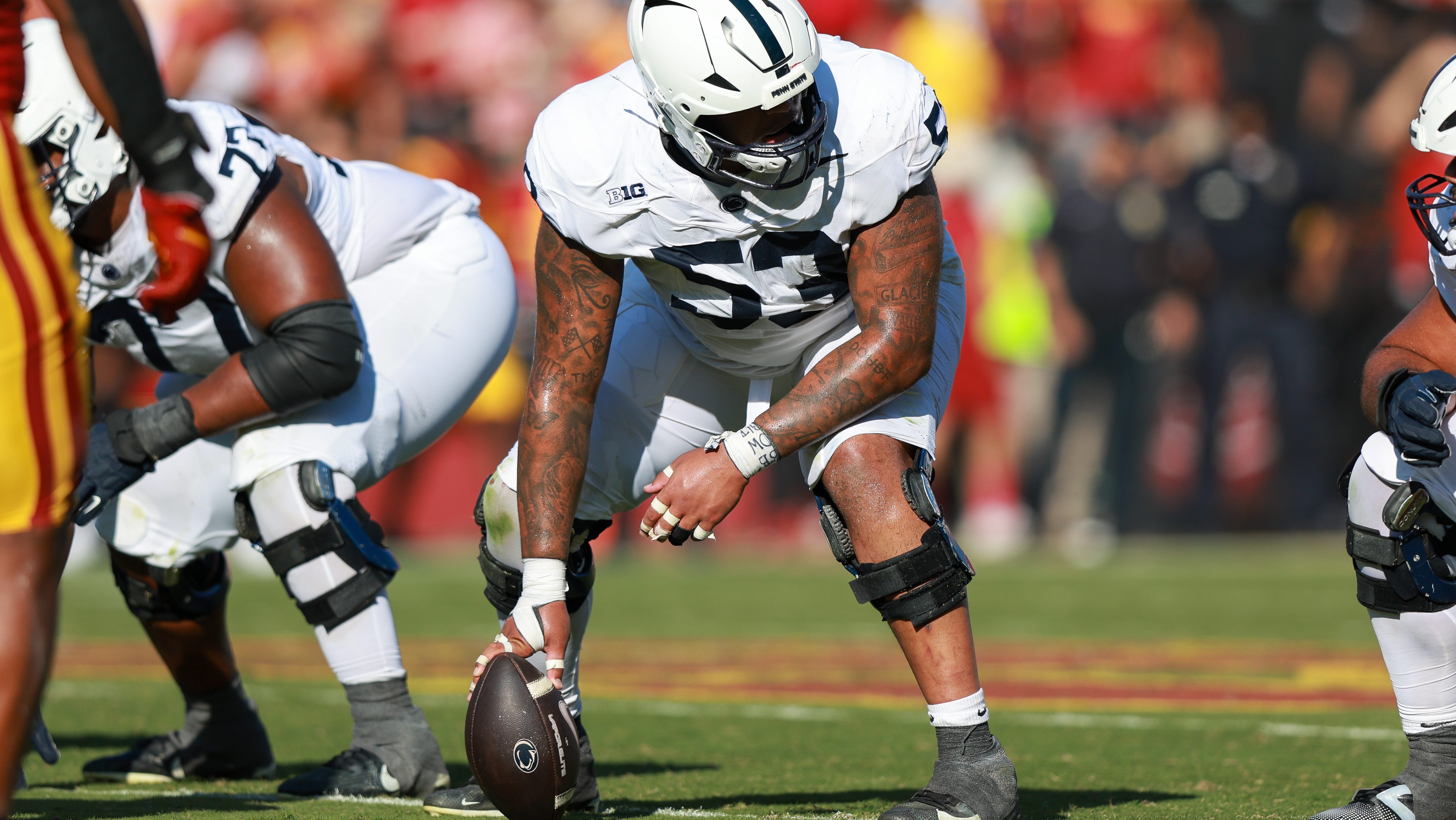 Penn State offensive lineman Nick Dawkins got inspiration to help ...