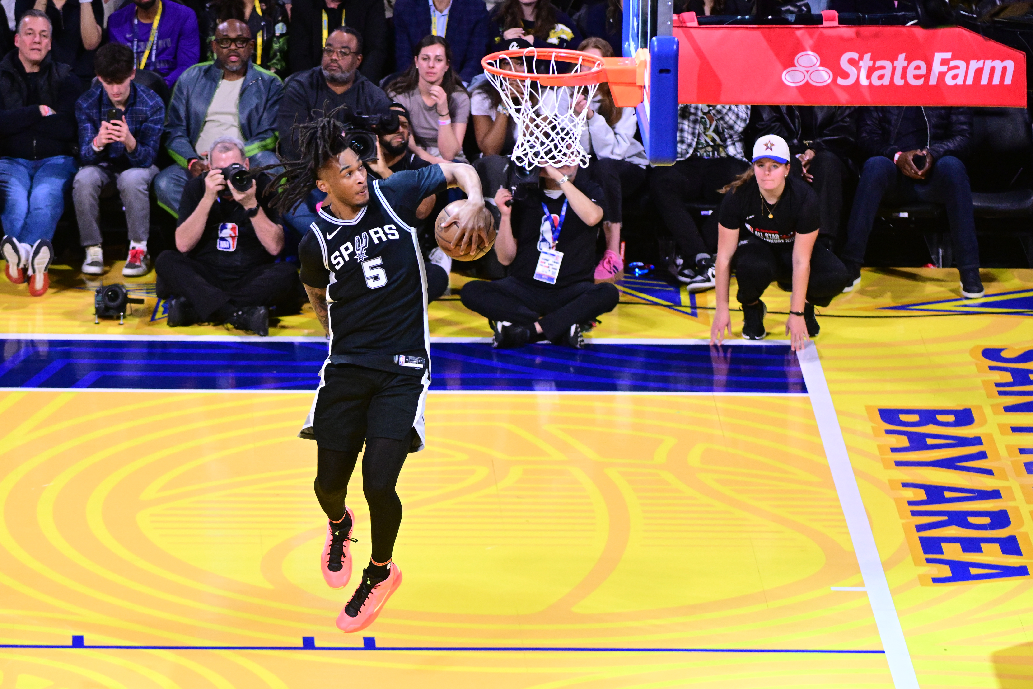 San Antonio Spurs rookie Stephon Castle puts in a full NBA All-Star ...