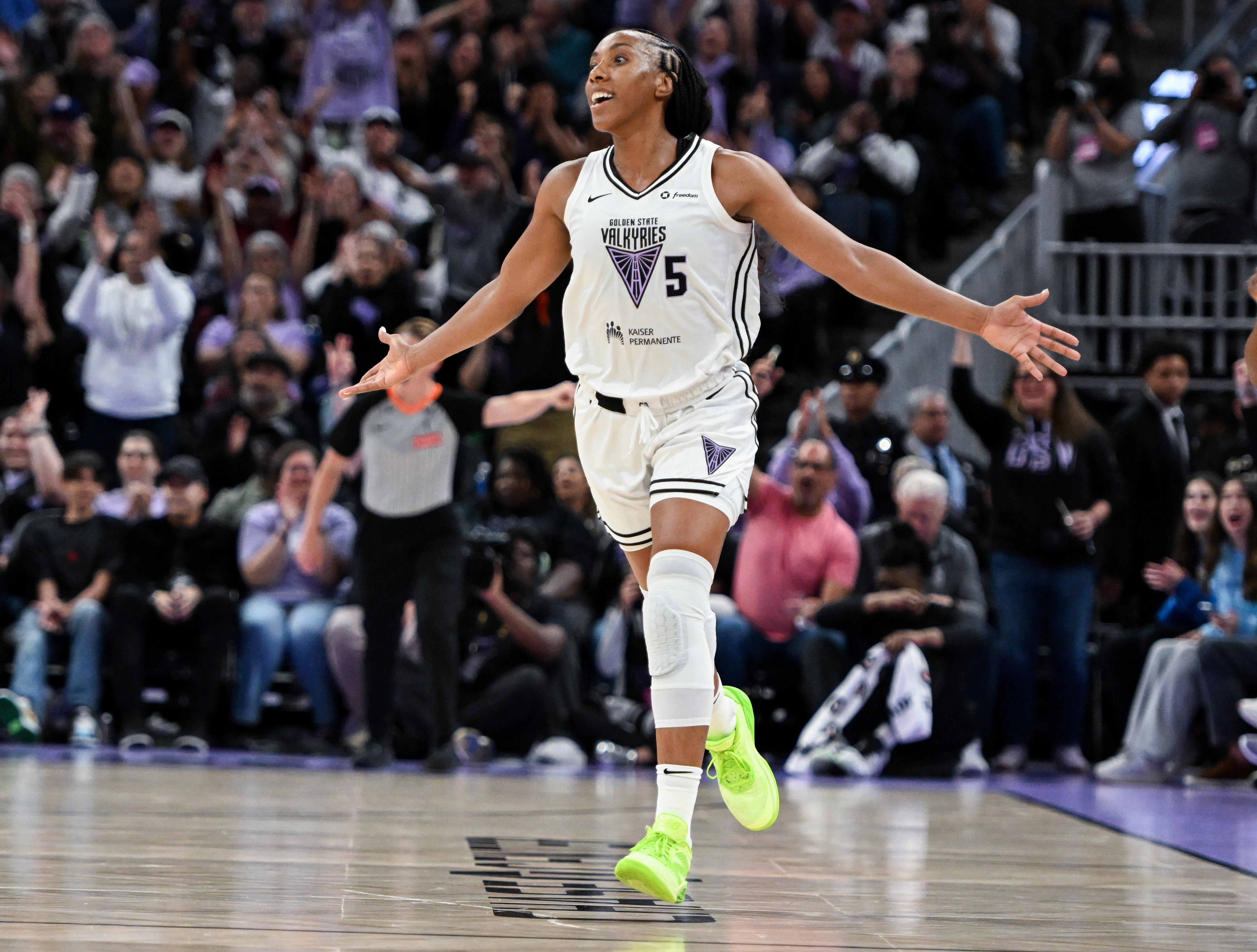 Golden State Valkyries' Kayla Thornton kept putting in work. Now she's ...