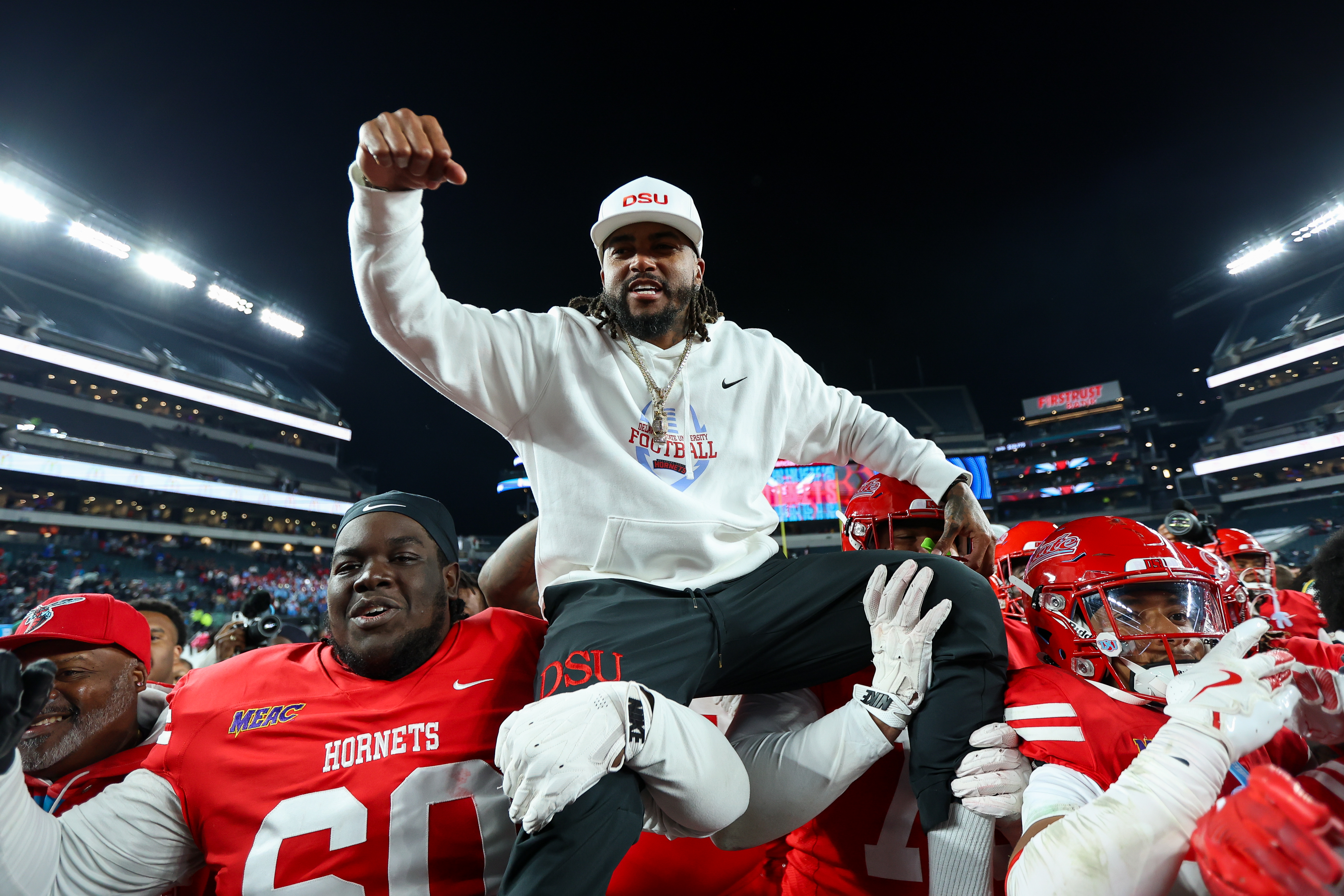 Delaware State head coach DeSean Jackson a shot of adrenaline for ...